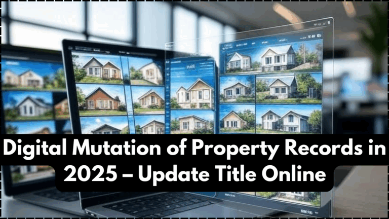 Digital Mutation of Property Records in 2025 – Update Title Online